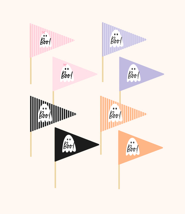 Printable Boo Pennant Flags – The Glimmer Post